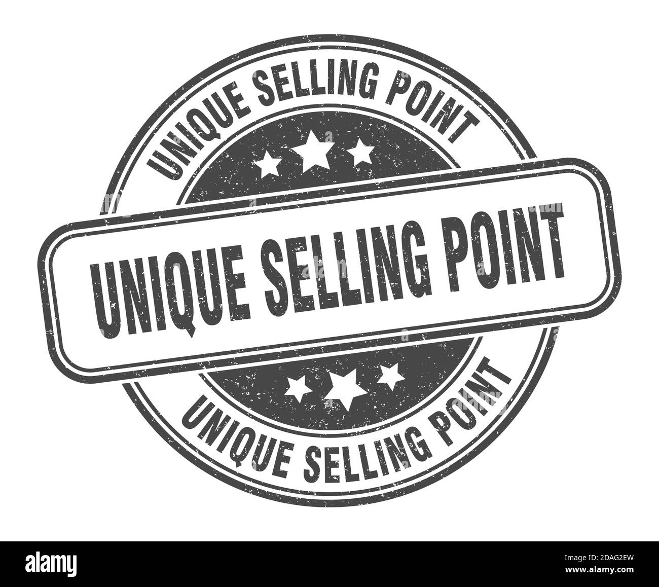 unique selling point stamp. unique selling point sign. round grunge ...