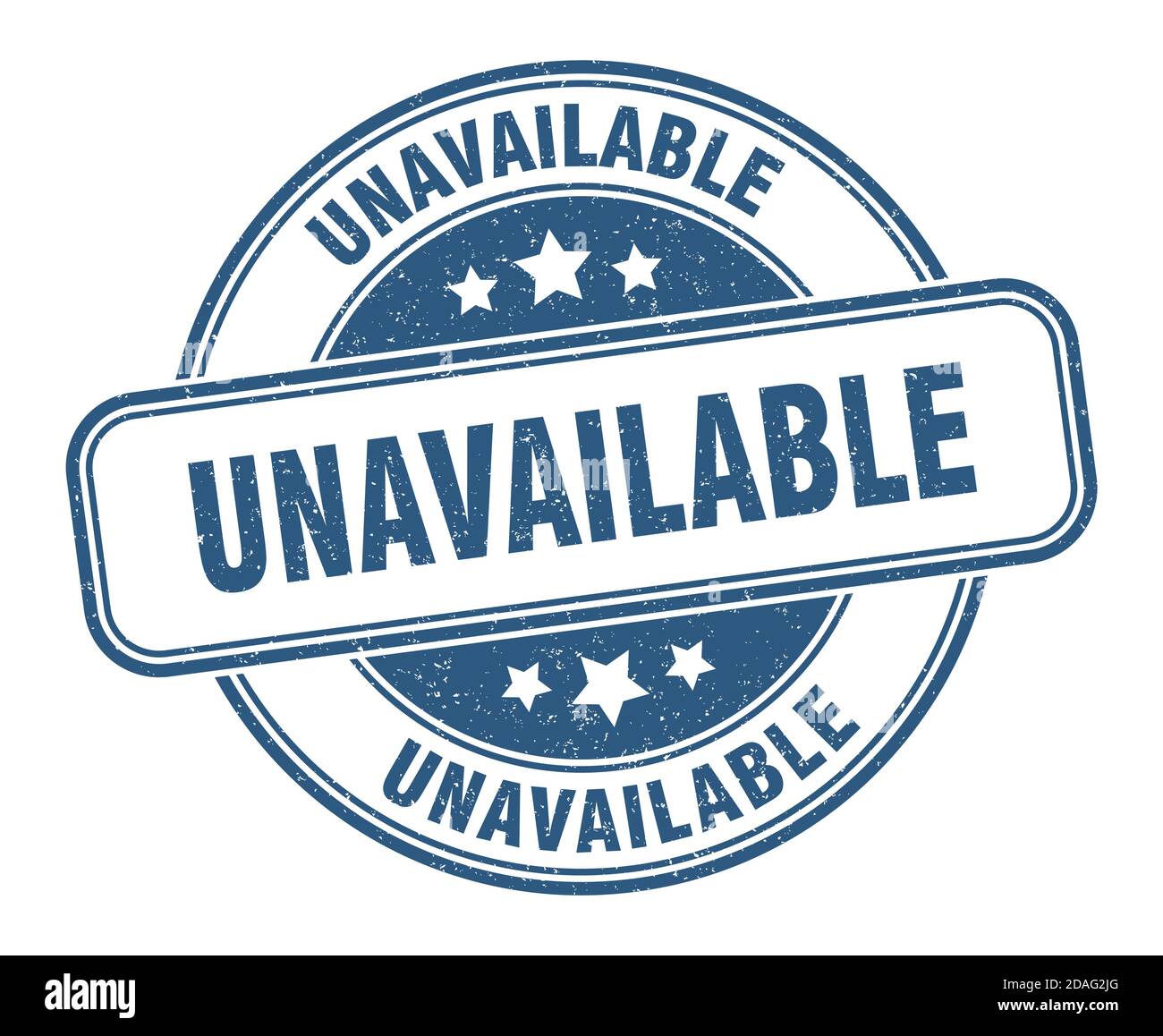 unavailable stamp. unavailable sign. round grunge label Stock Vector ...