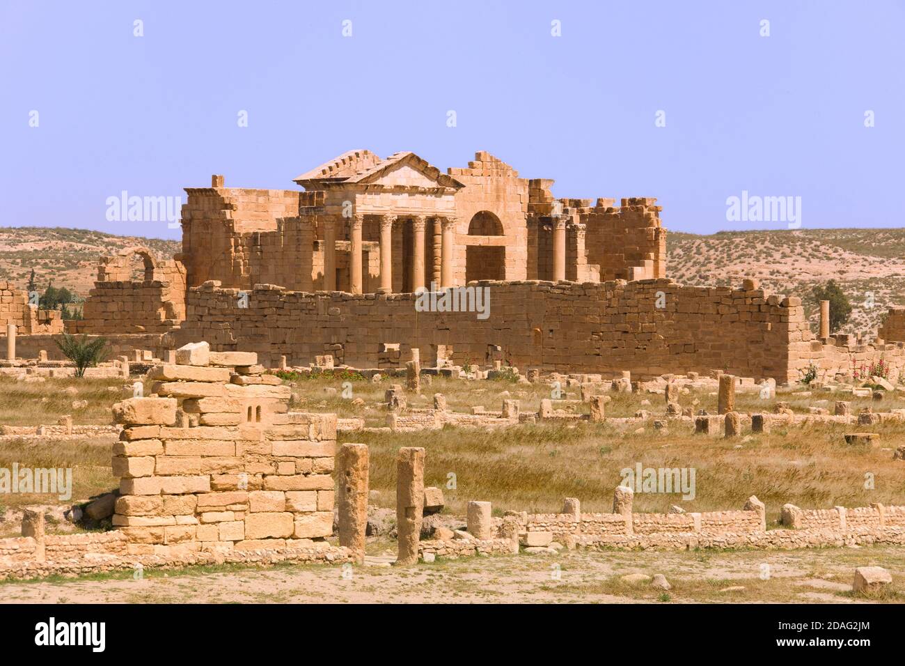 Roman ruins, Sbeitla, Tunisia Stock Photo - Alamy