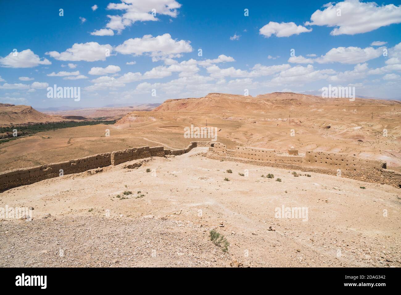 Beautiful scenic panoramic view of mountains and canyons in Morocco ...