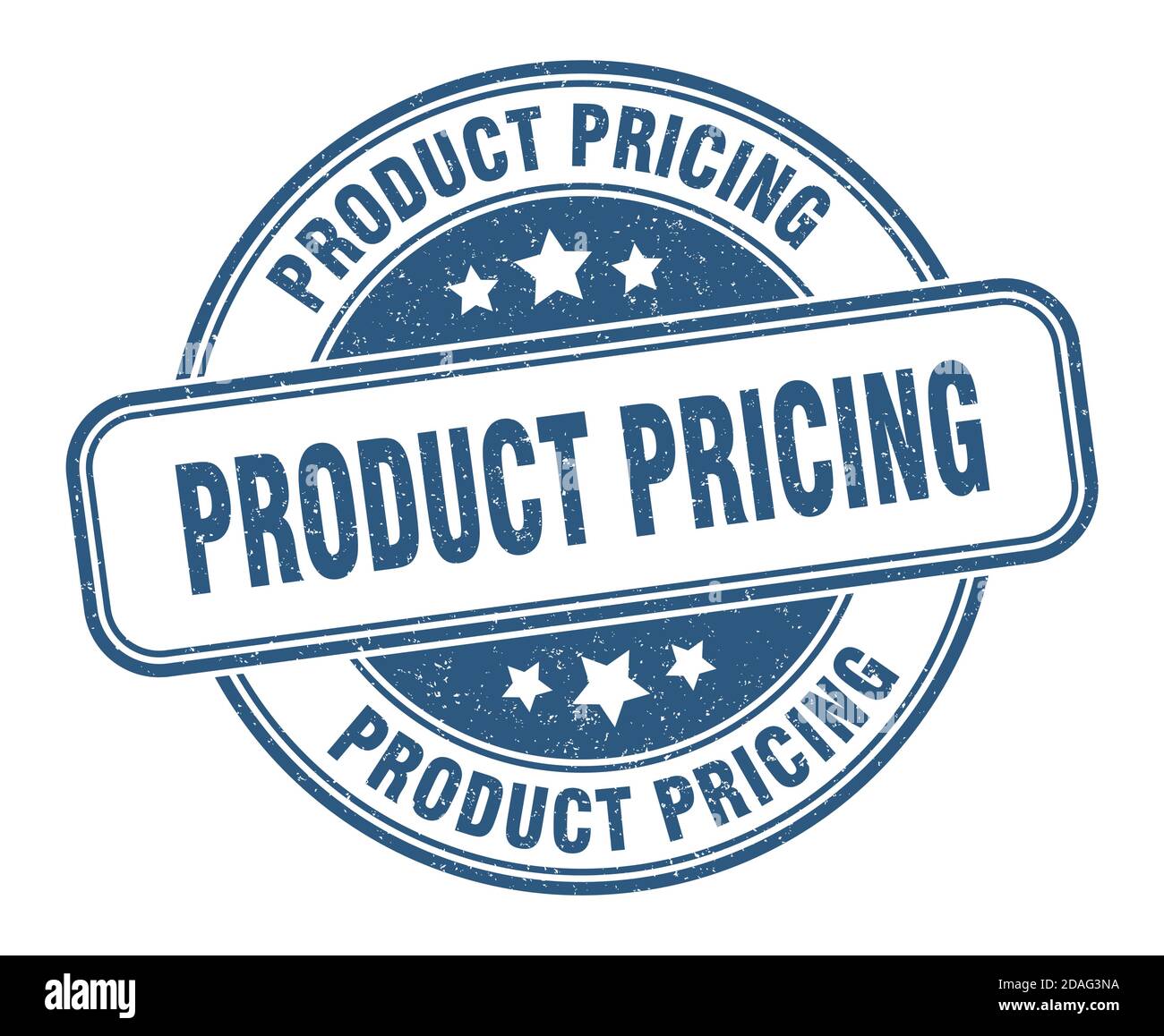 product pricing stamp. product pricing sign. round grunge label Stock ...