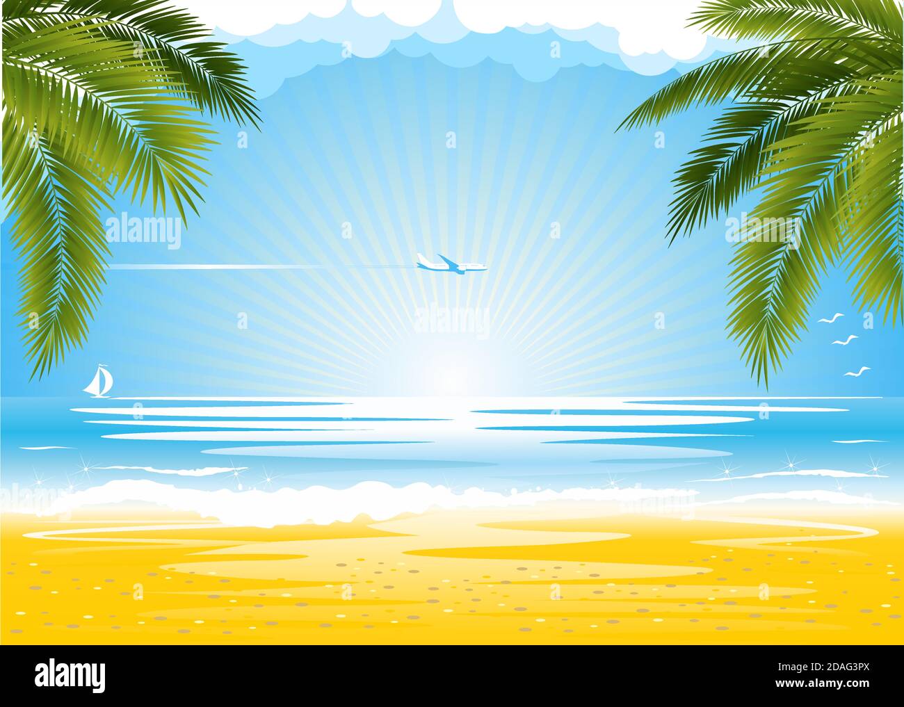 Sandy plane Stock Vector Images - Alamy
