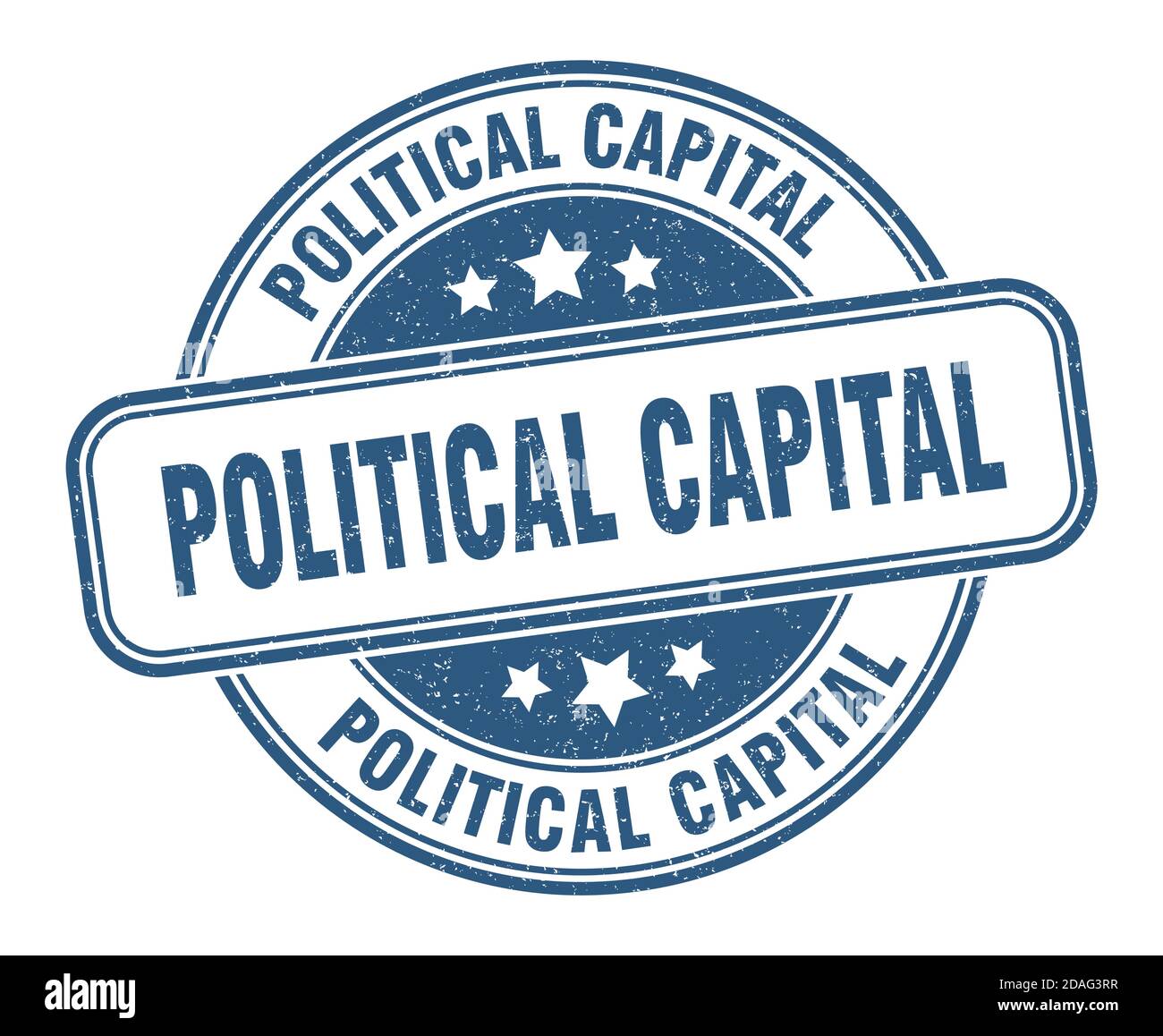 political capital stamp. political capital sign. round grunge label ...