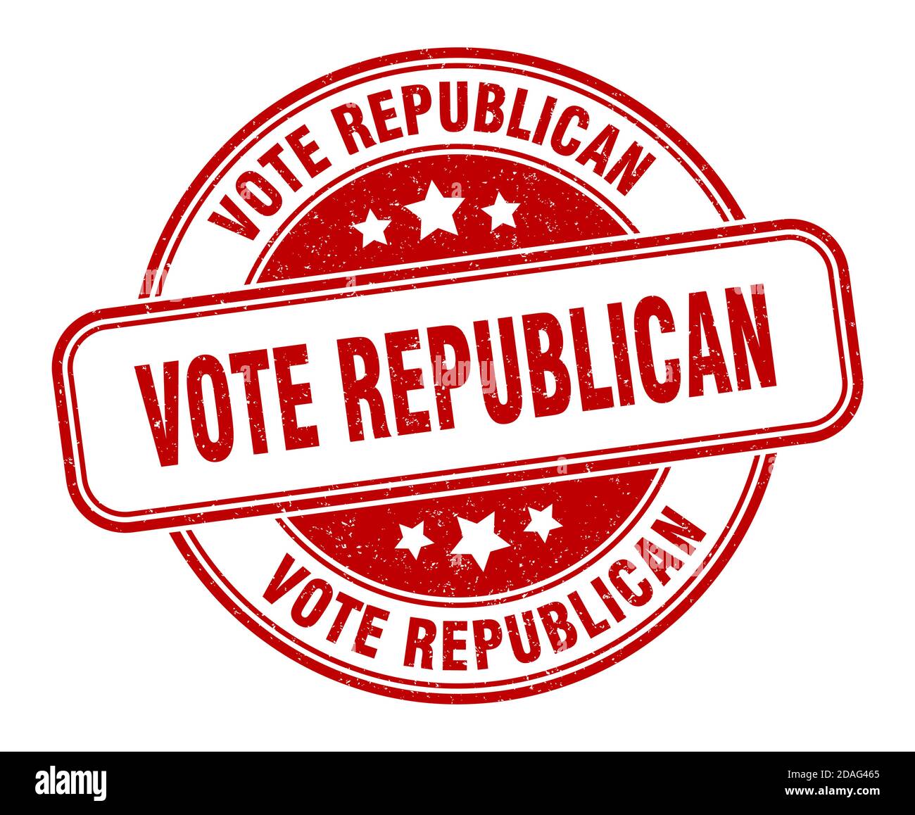 vote republican stamp. vote republican sign. round grunge label Stock ...
