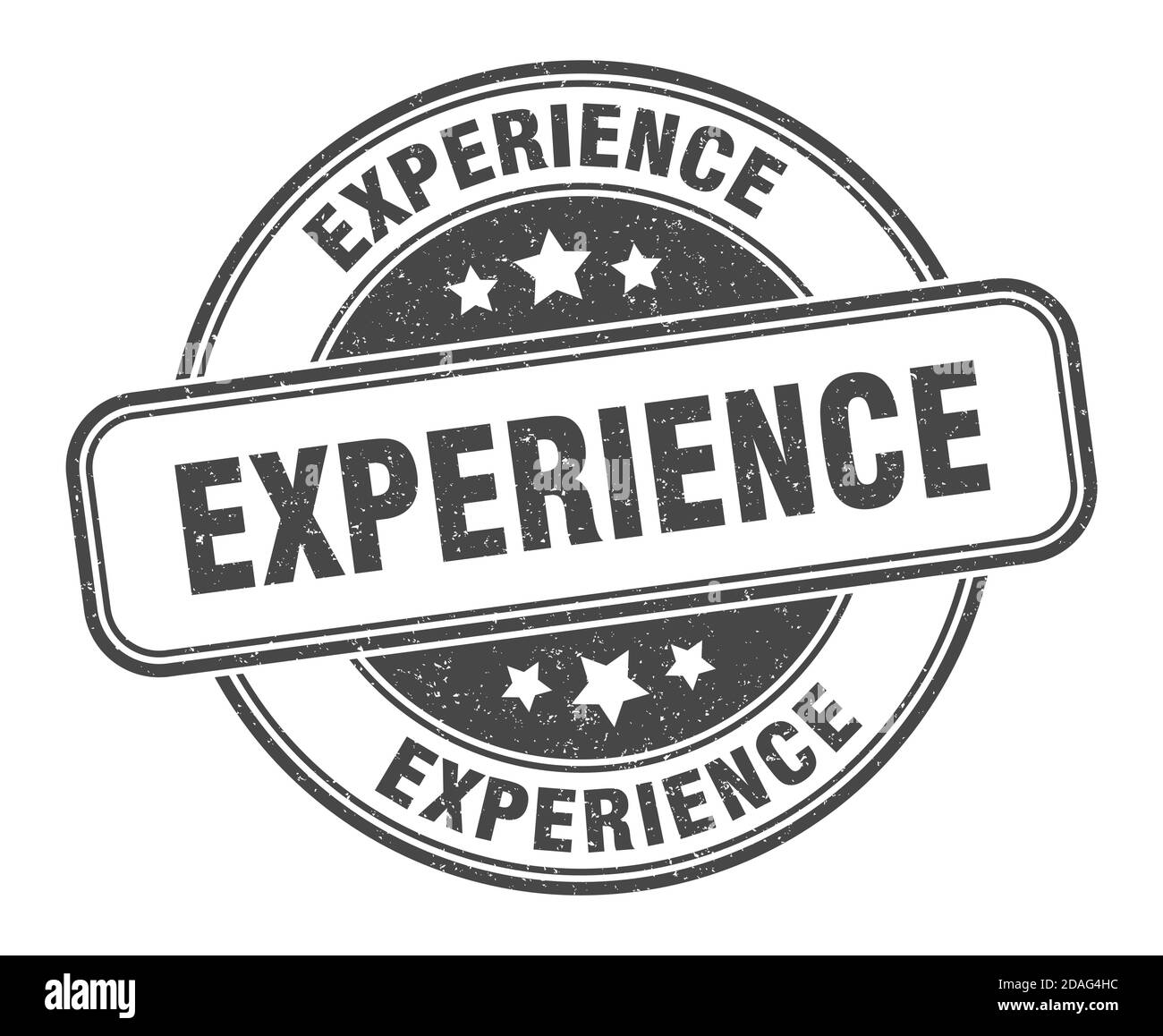 experience stamp. experience sign. round grunge label Stock Vector ...