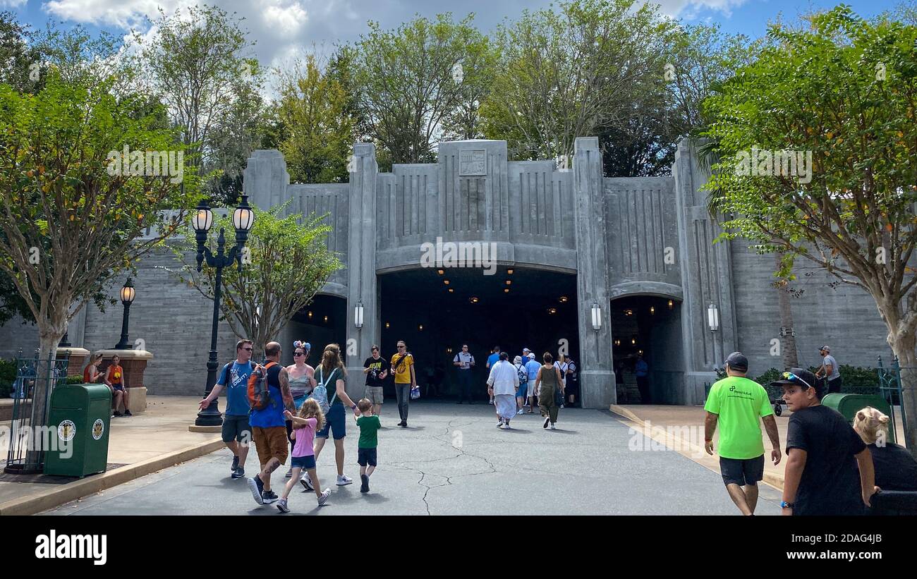 Orlando,FL/USA-10/5/19: Gate to get into Disney World Hollywood Studios ...