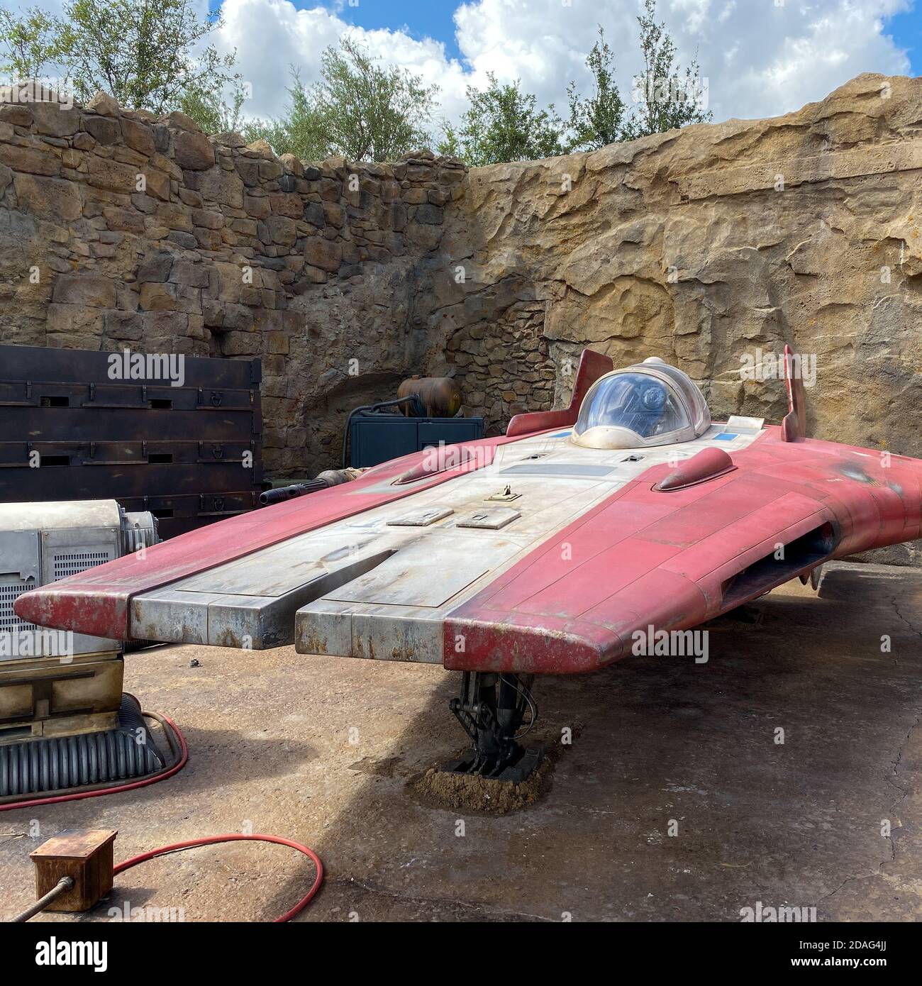 Orlando,FL/USA-10/5/19: A spacecraft from Star Wars in the Galaxy's ...