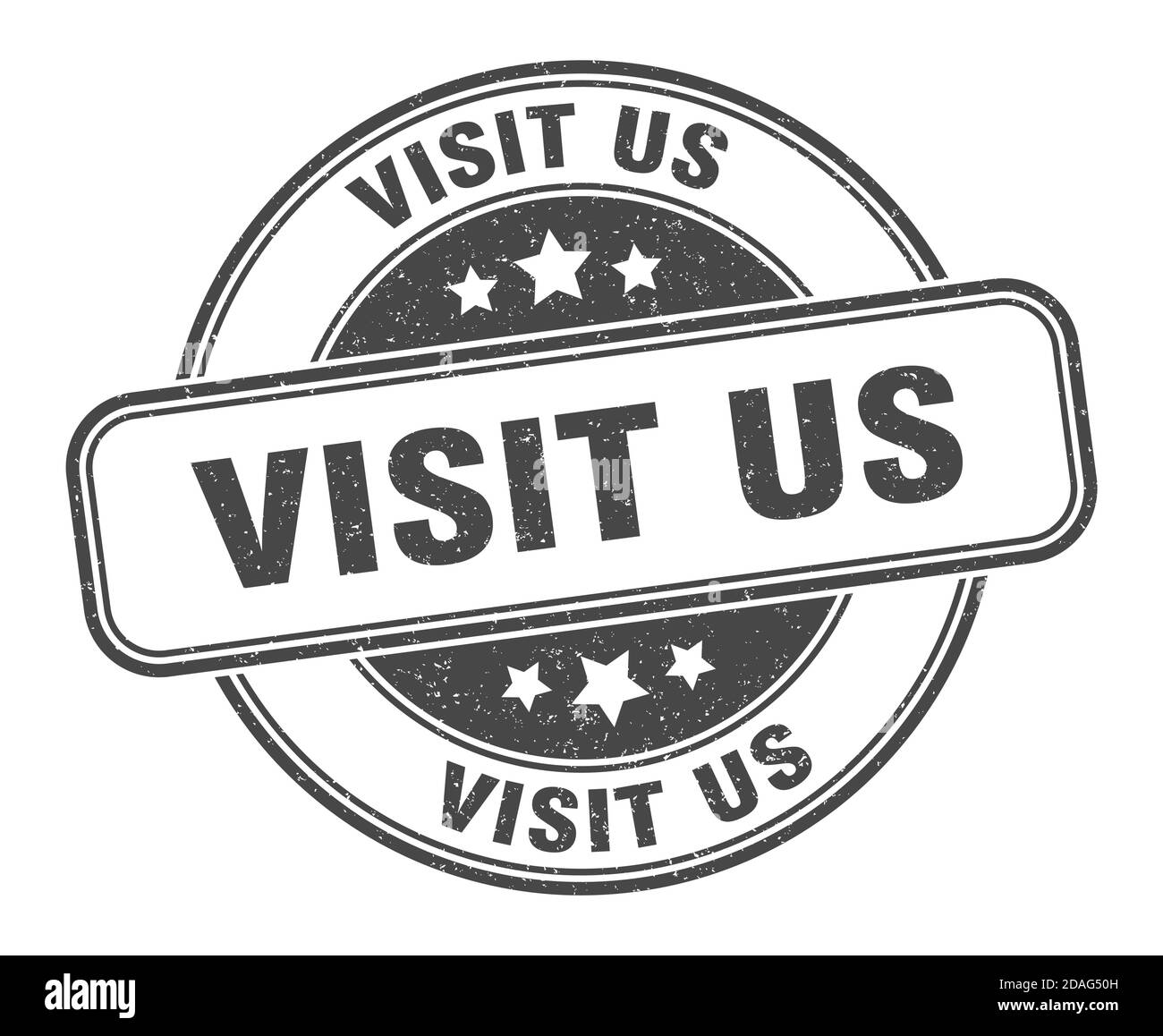 Visit us at rubber stamp Stock Vector Images - Alamy