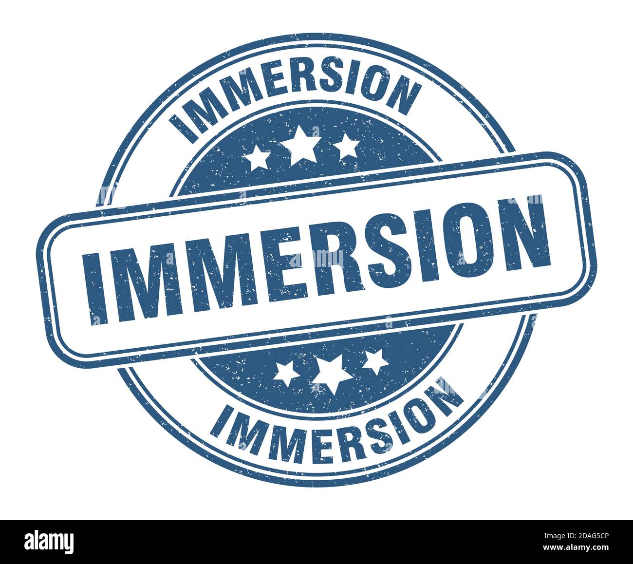immersion stamp. immersion sign. round grunge label Stock Vector Image ...