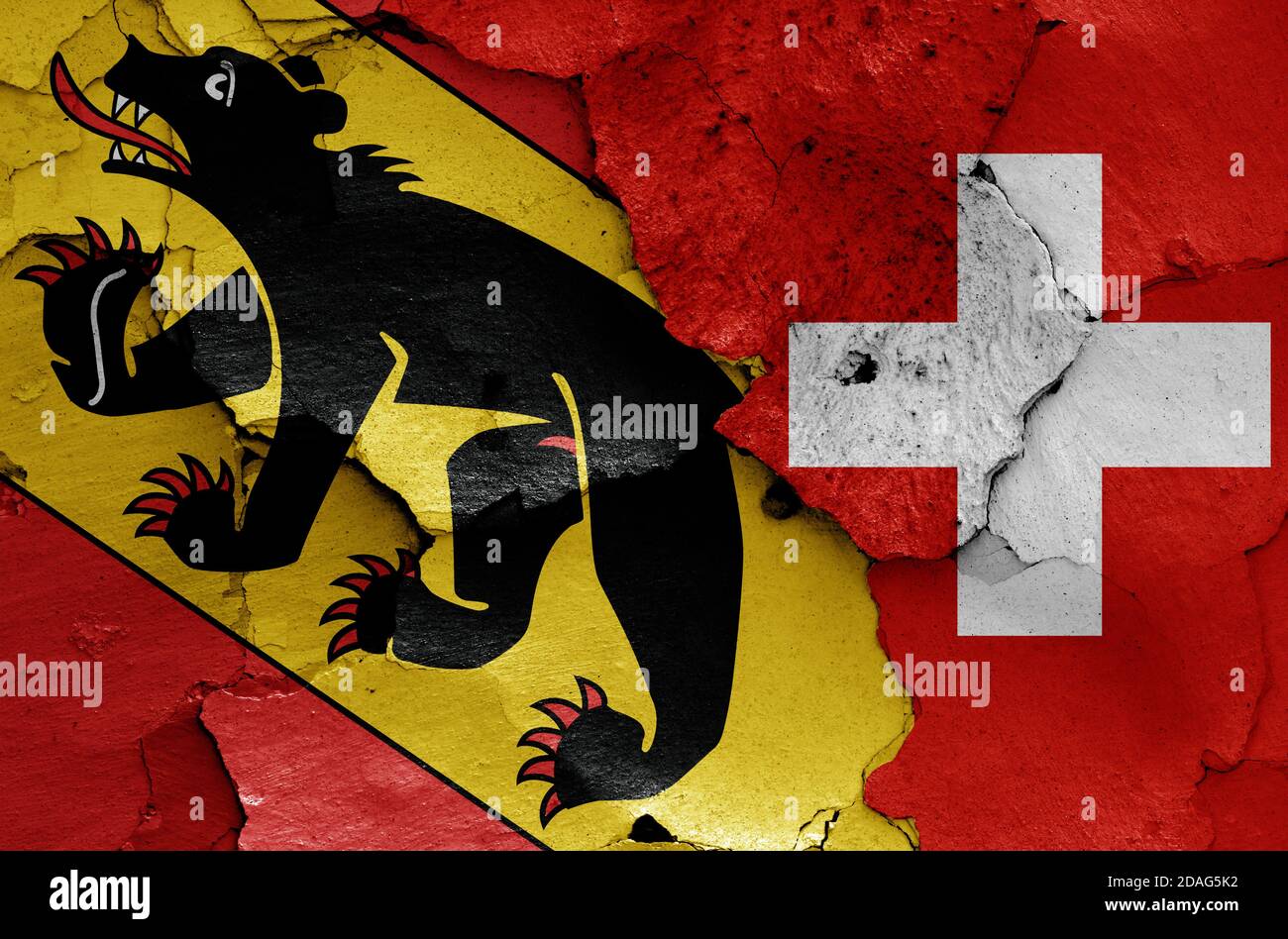 Illustration flag bern switzerland hi-res stock photography and images ...