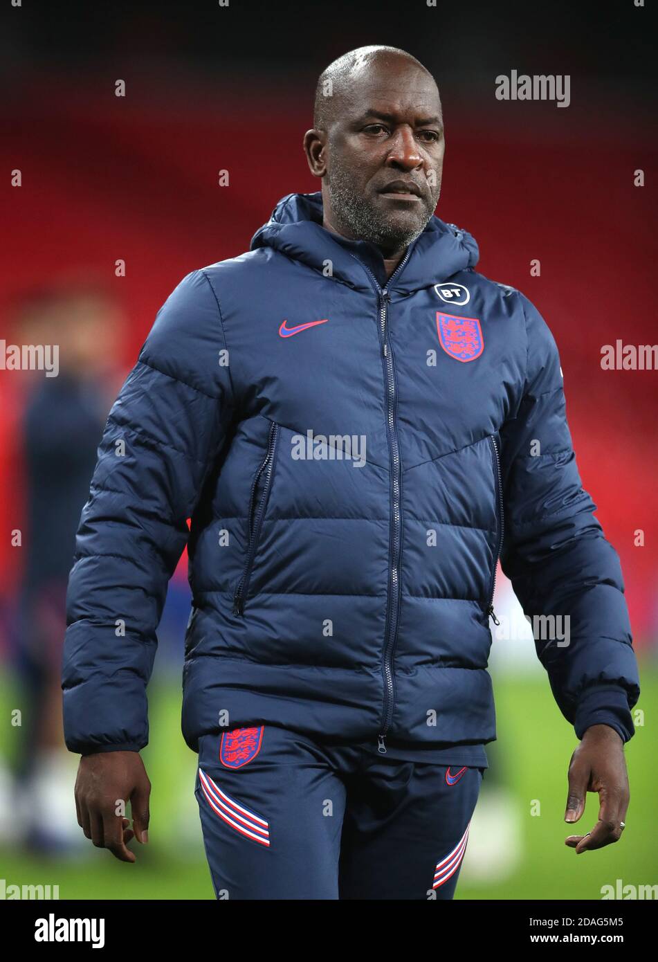England coach Chris Powell before the international friendly at Wembley ...