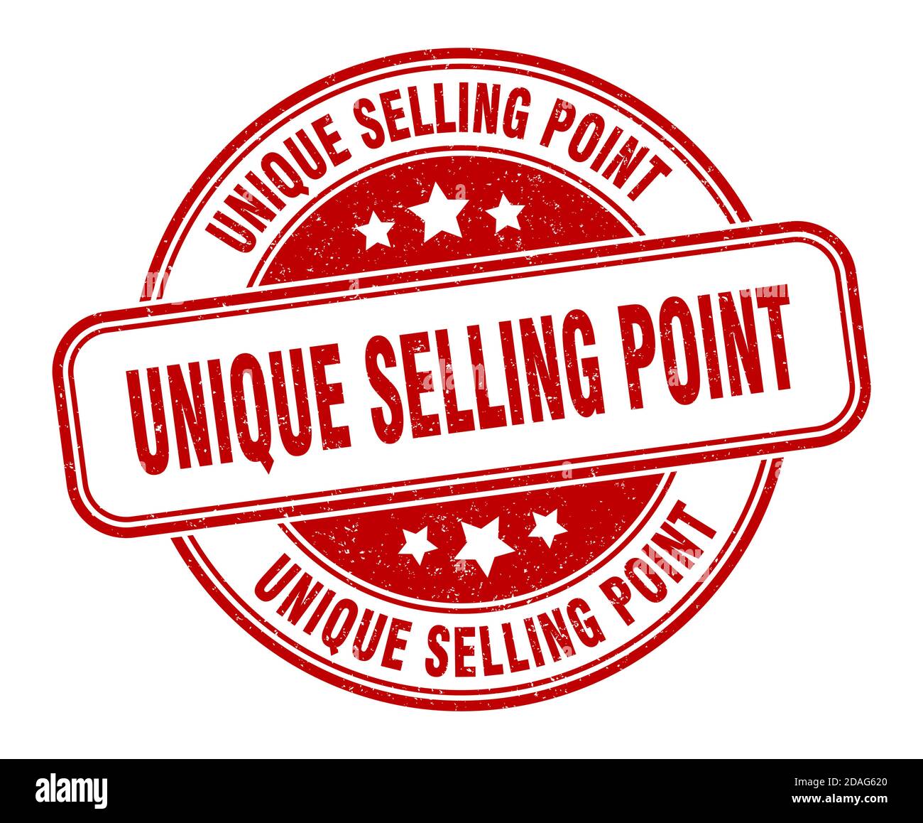 unique selling point stamp. unique selling point sign. round grunge ...
