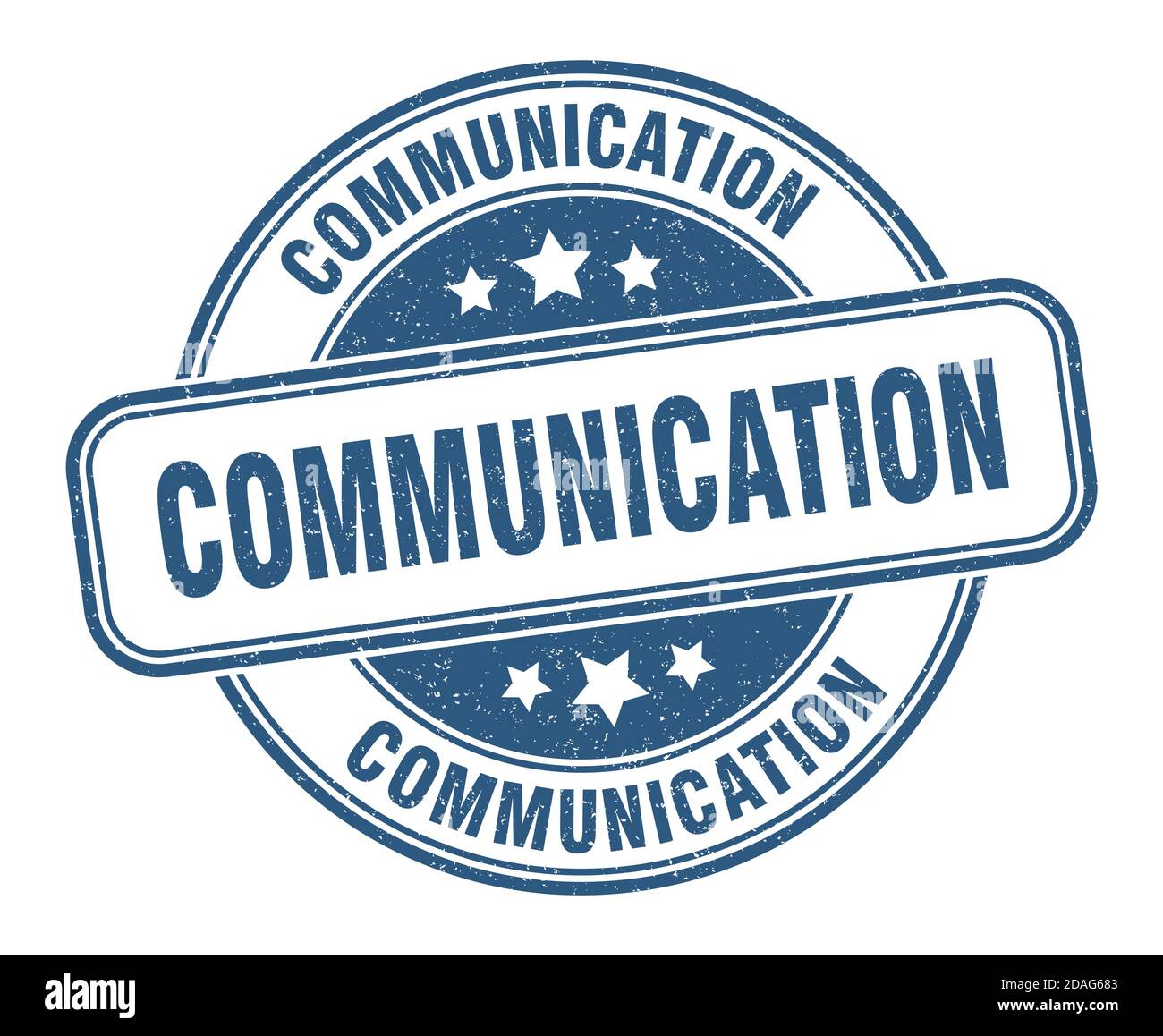 communication stamp. communication sign. round grunge label Stock ...