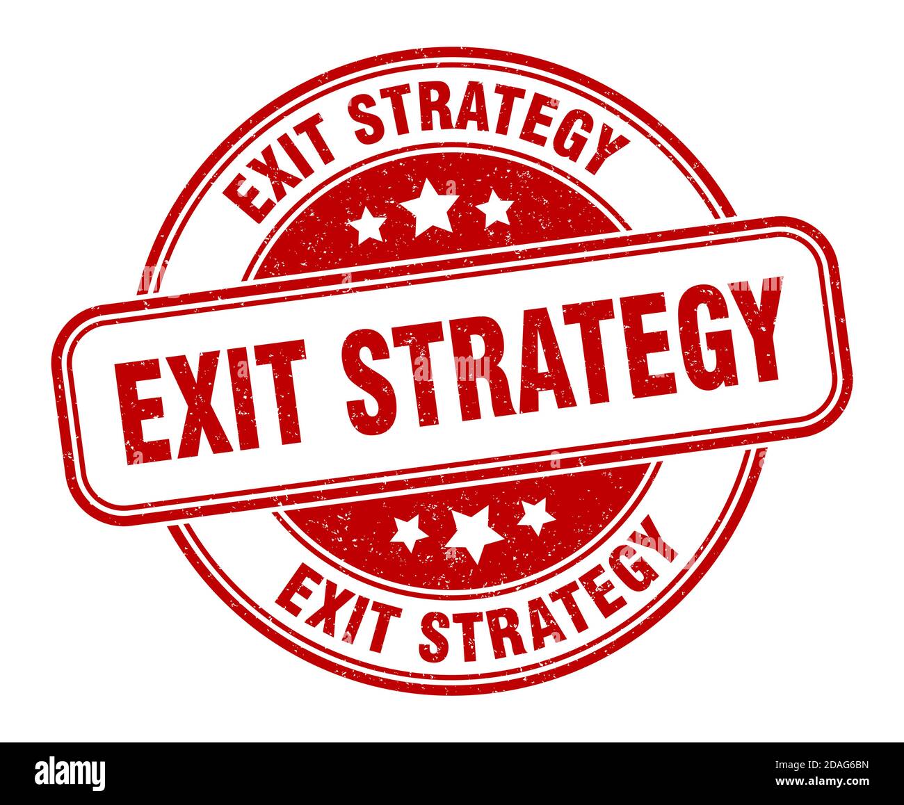 Exit strategy sign round hi-res stock photography and images - Alamy
