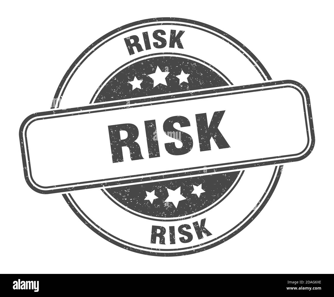 risk stamp. risk sign. round grunge label Stock Vector Image & Art - Alamy