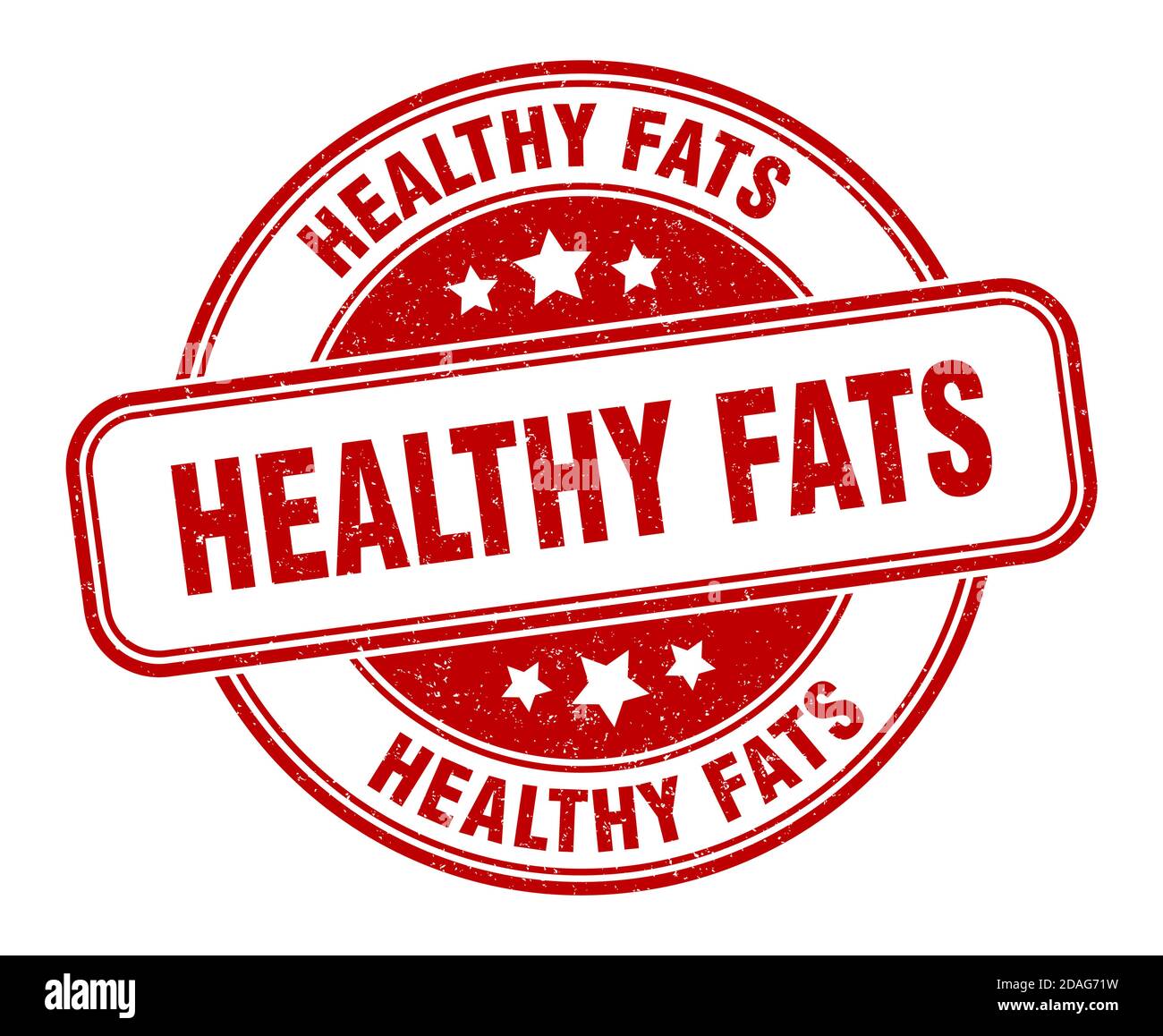 healthy fats stamp. healthy fats sign. round grunge label Stock Vector ...