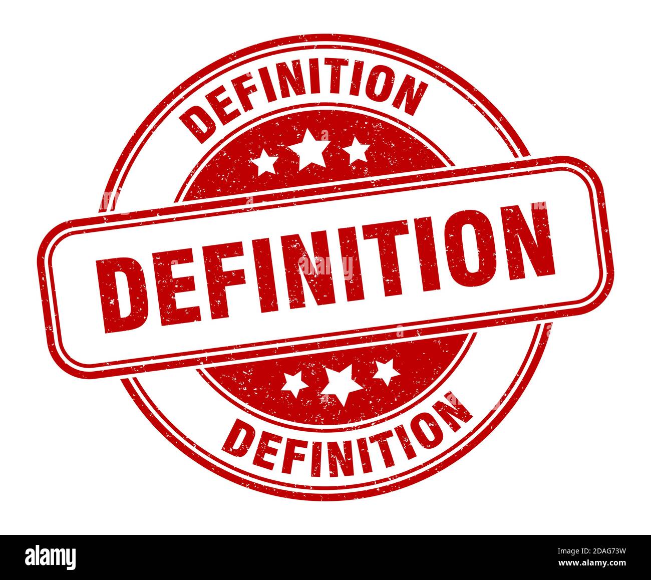 Definition stamp sign round hi-res stock photography and images - Alamy