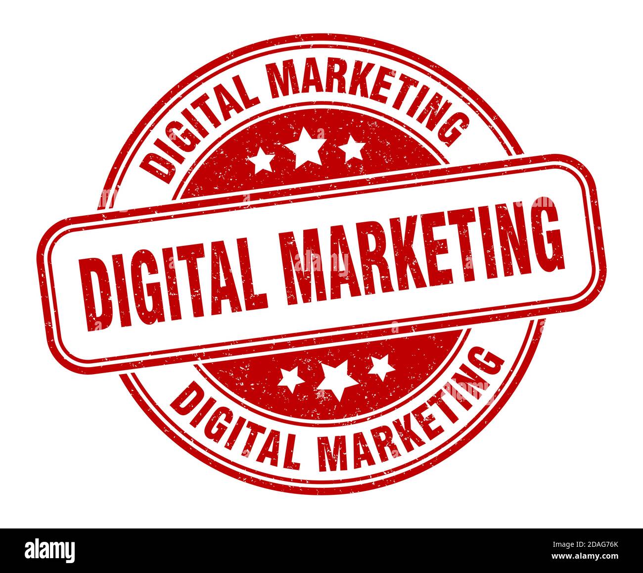 digital marketing stamp. digital marketing sign. round grunge label ...