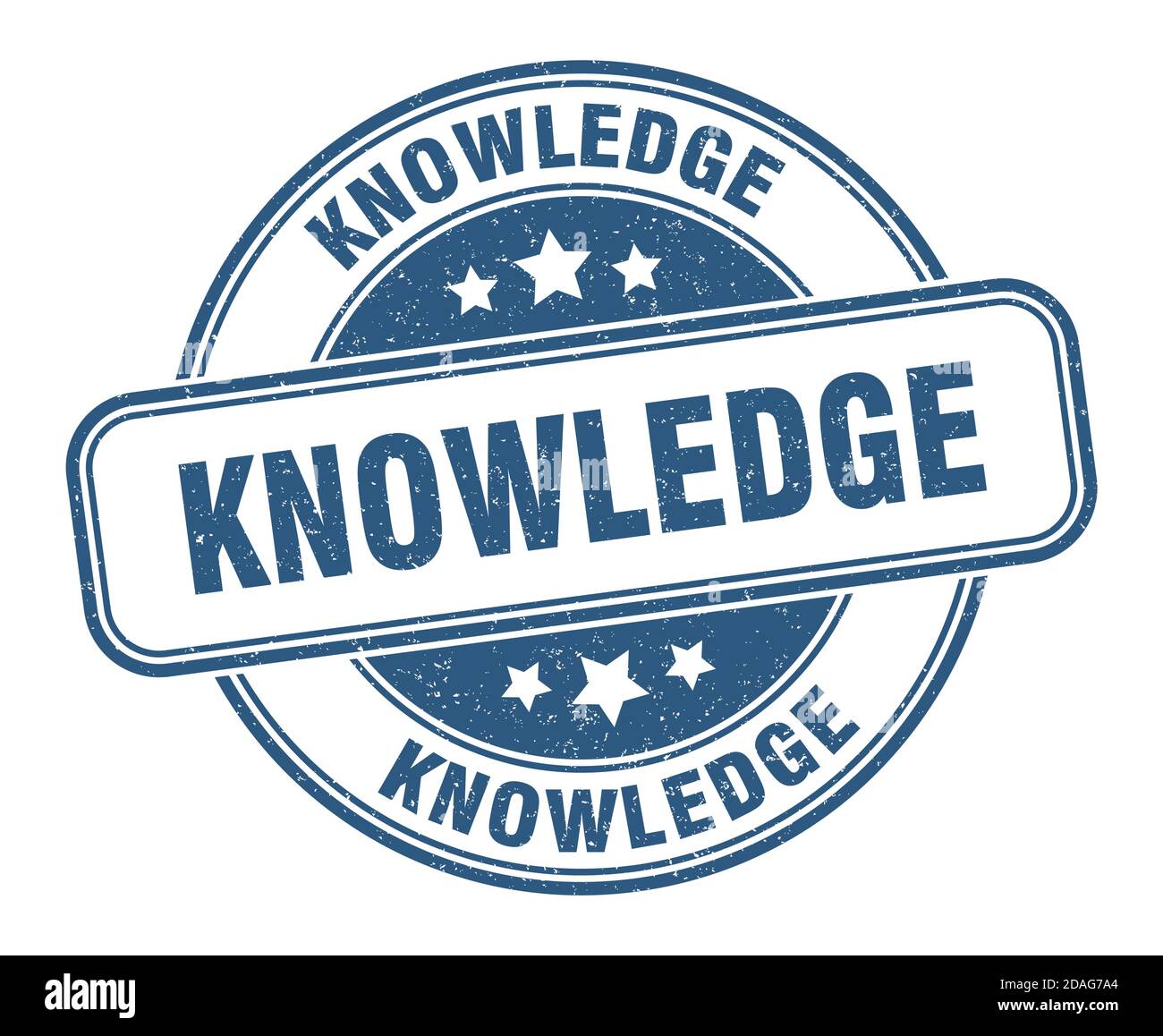 knowledge stamp. knowledge sign. round grunge label Stock Vector Image ...
