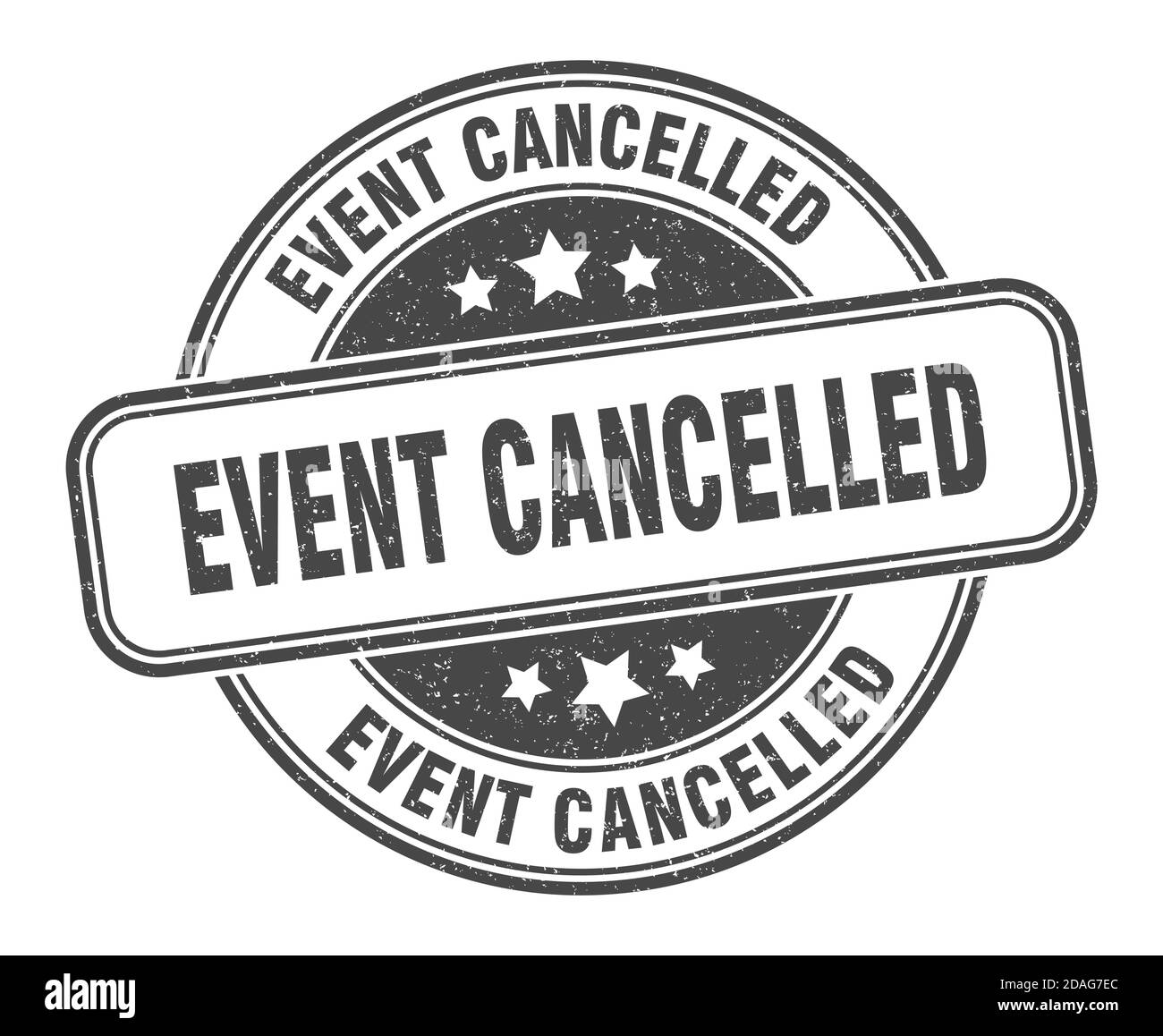 event cancelled stamp. event cancelled sign. round grunge label Stock Vector Image & Art - Alamy