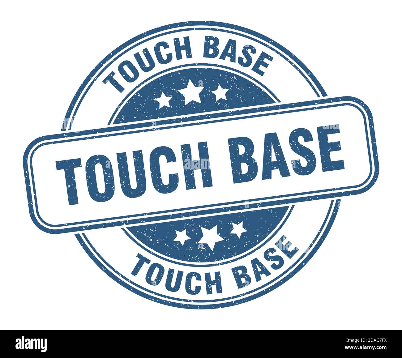 touch base stamp. touch base sign. round grunge label Stock Vector ...