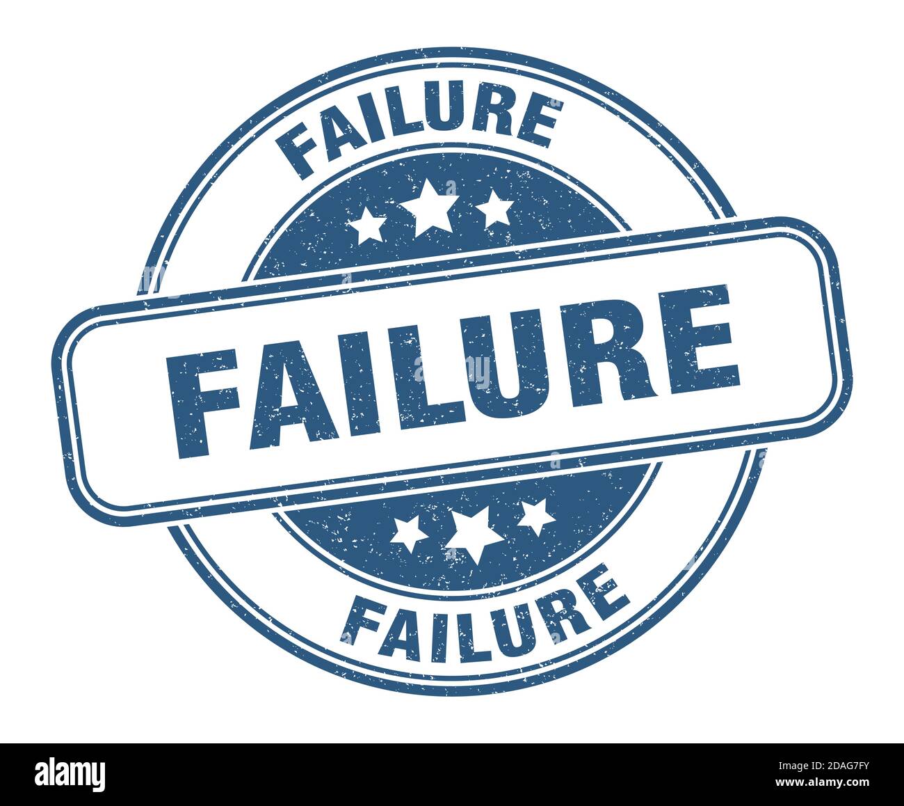 failure stamp. failure sign. round grunge label Stock Vector Image ...