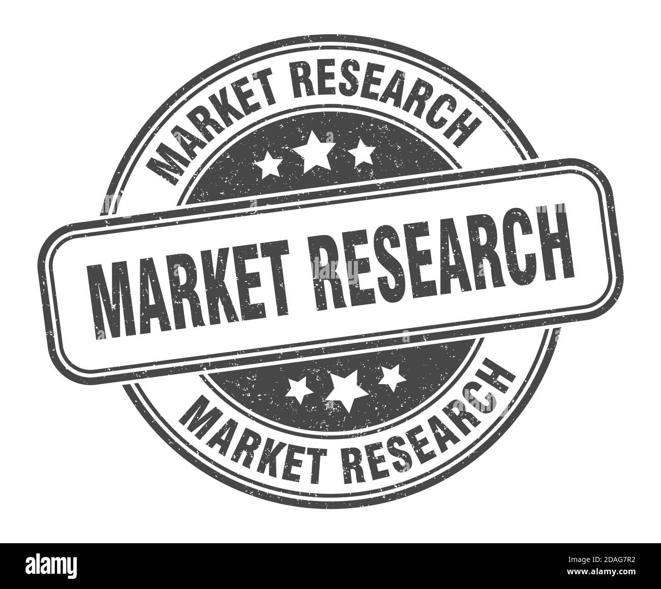 market research stamp. market research sign. round grunge label Stock ...