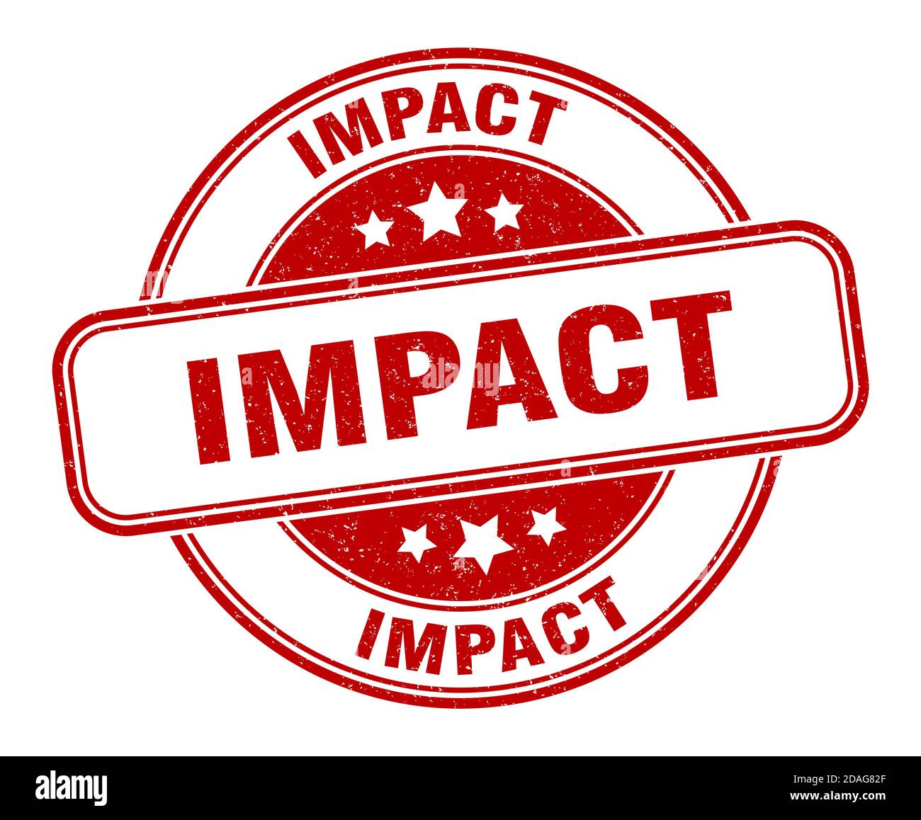 impact stamp. impact sign. round grunge label Stock Vector Image & Art ...