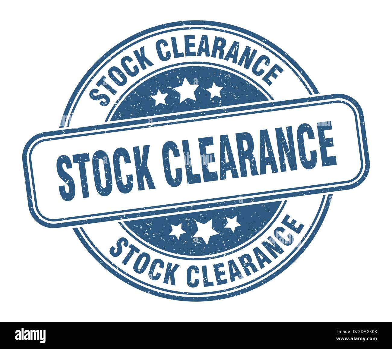 stock clearance stamp. stock clearance sign. round grunge label Stock ...