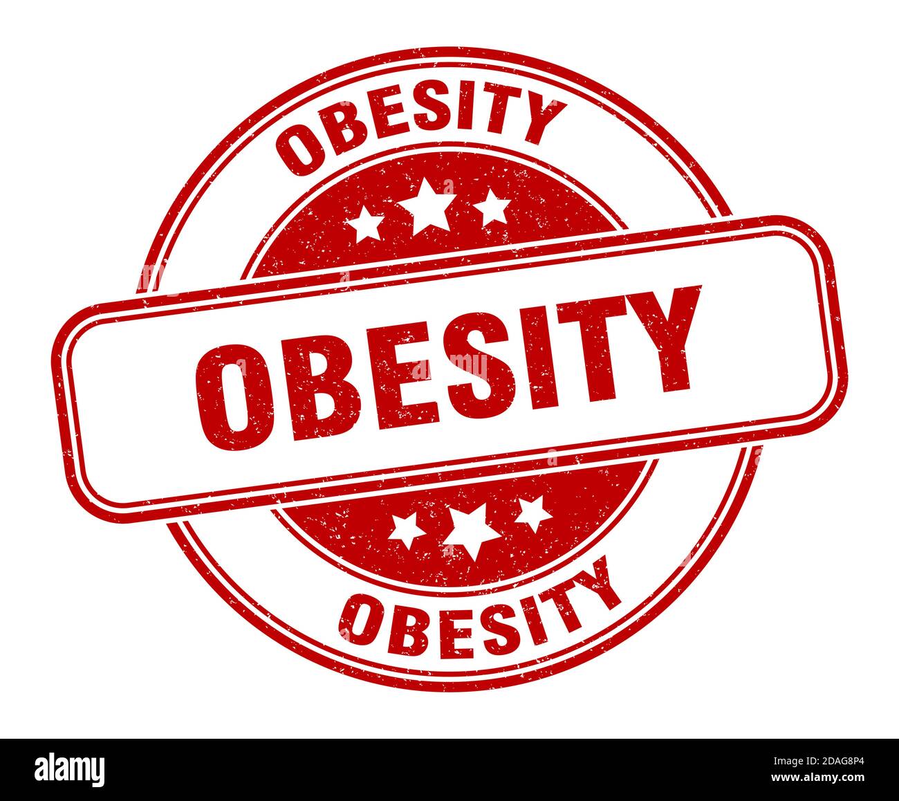 obesity stamp. obesity sign. round grunge label Stock Vector Image ...