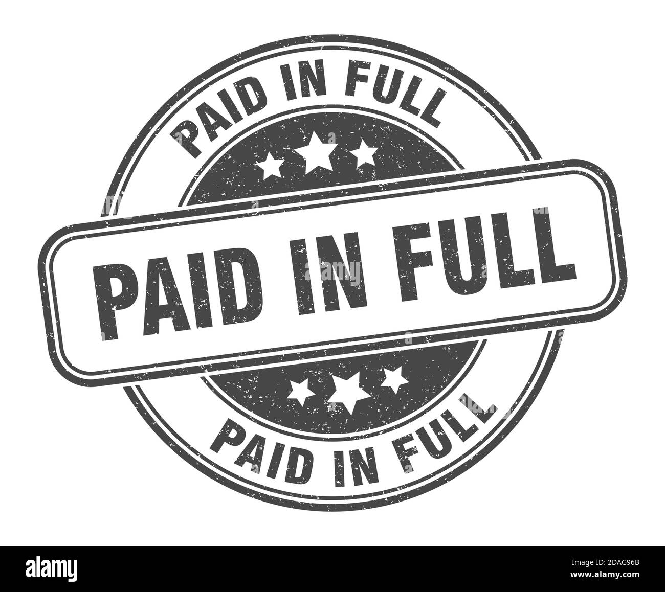 Paid stamp sign seal Black and White Stock Photos & Images - Alamy