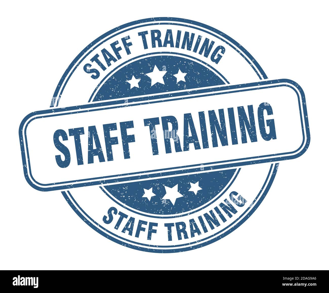 staff training stamp. staff training sign. round grunge label Stock ...
