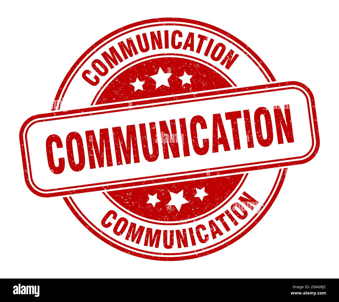 communication stamp. communication sign. round grunge label Stock ...