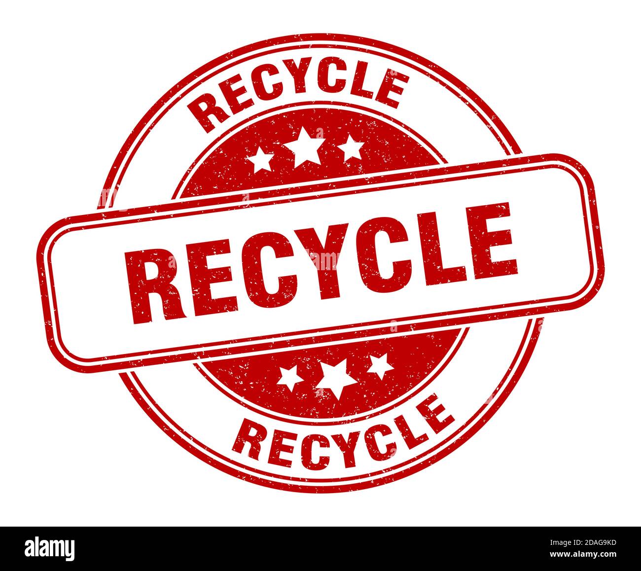 recycle stamp. recycle sign. round grunge label Stock Vector Image ...