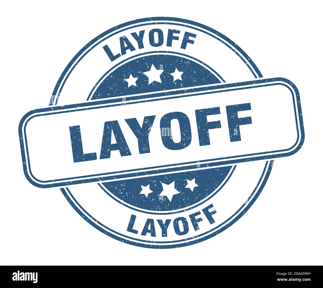 layoff stamp. layoff sign. round grunge label Stock Vector Image & Art ...