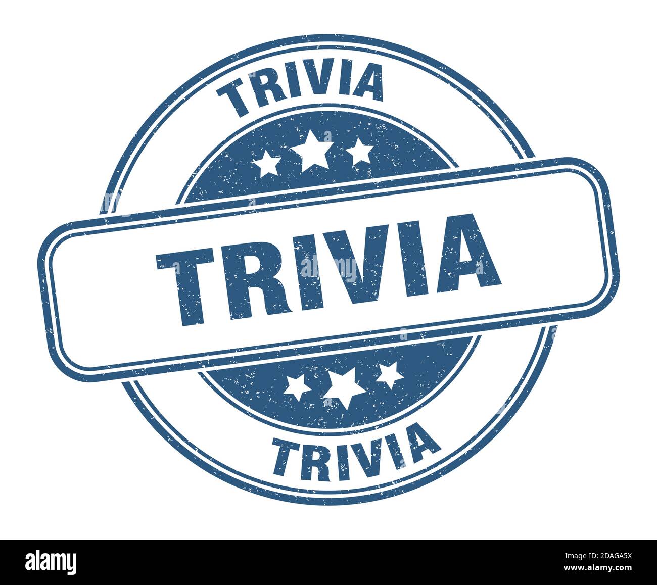 trivia stamp. trivia sign. round grunge label Stock Vector Image & Art ...