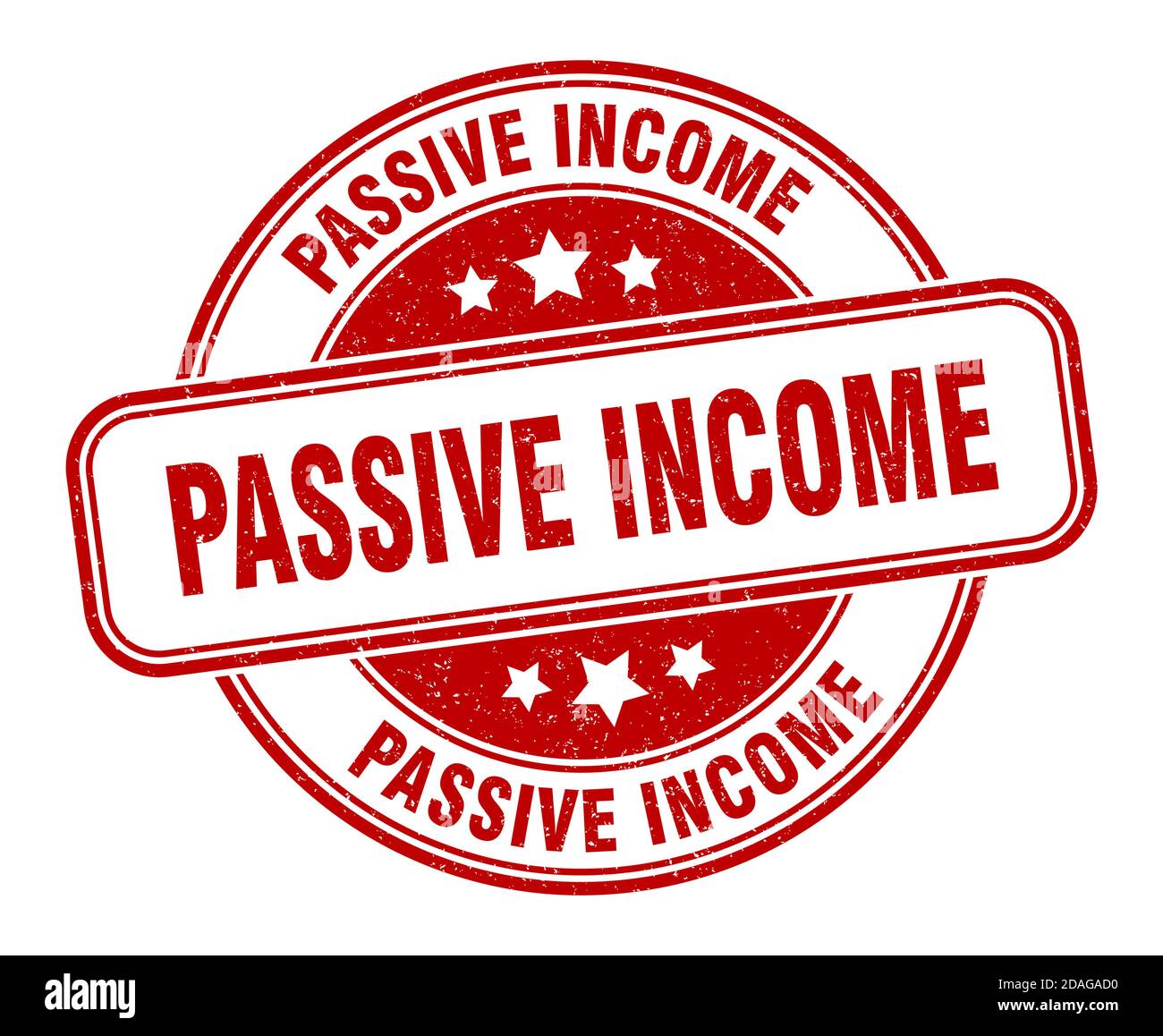 passive income stamp. passive income sign. round grunge label Stock ...