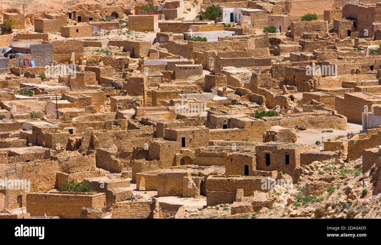 Village houses, Medenine, Tunisia Stock Photo - Alamy