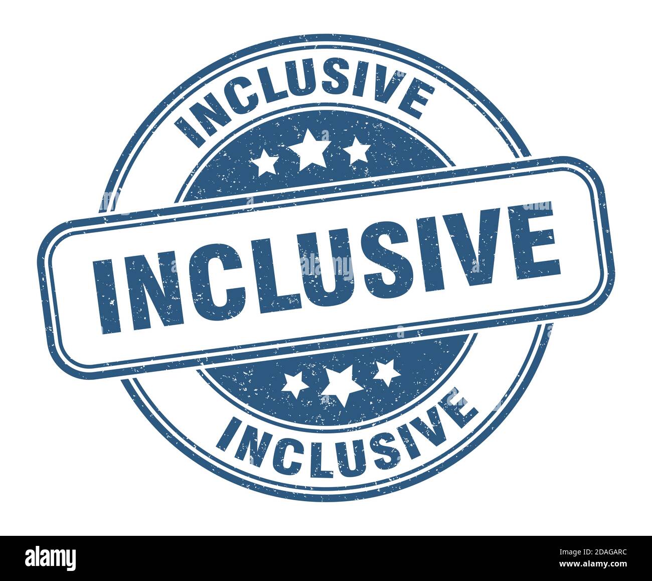inclusive stamp. inclusive sign. round grunge label Stock Vector Image ...