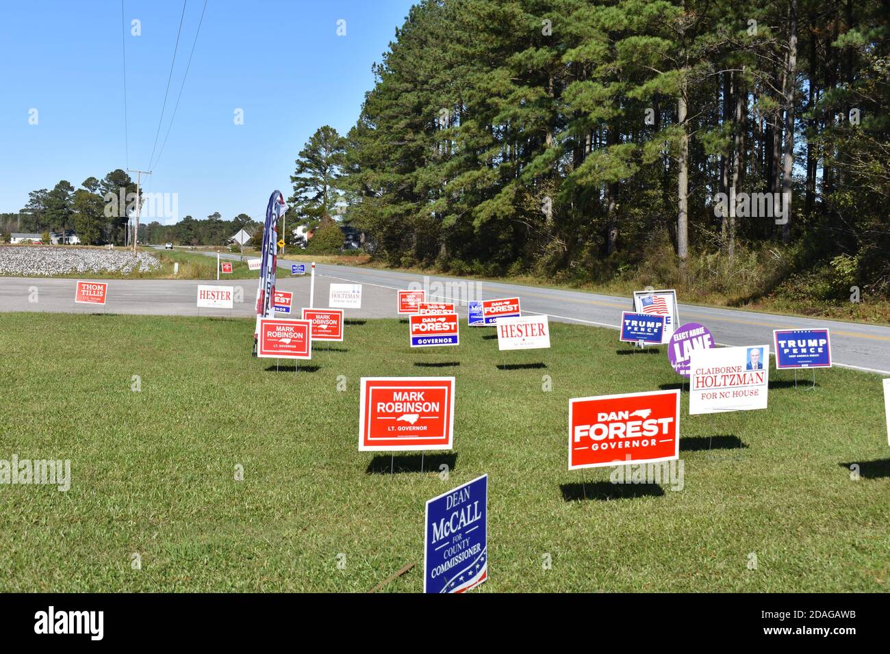 Political signs for the 2020 US Election Stock Photo - Alamy