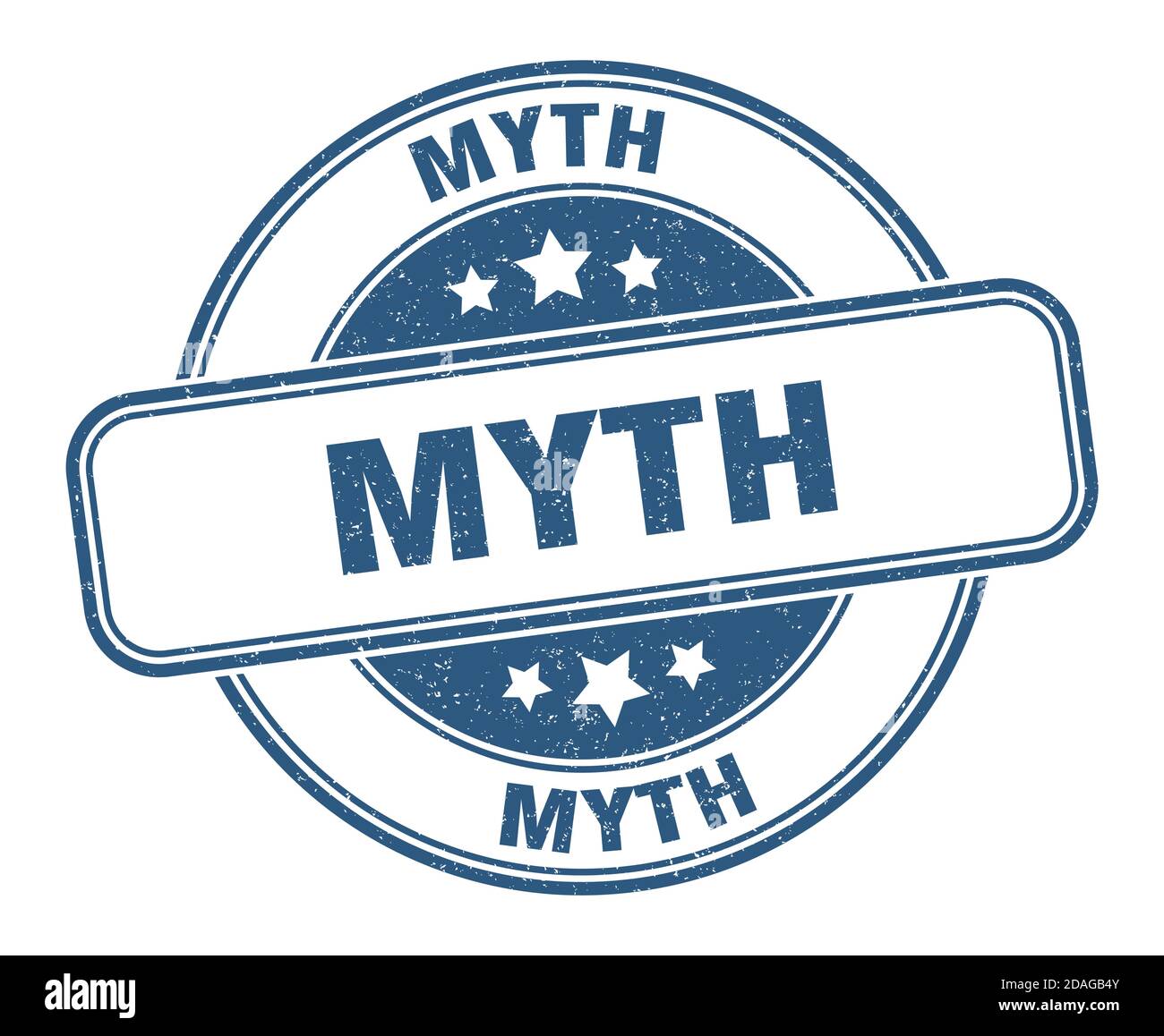 myth stamp. myth sign. round grunge label Stock Vector Image & Art - Alamy