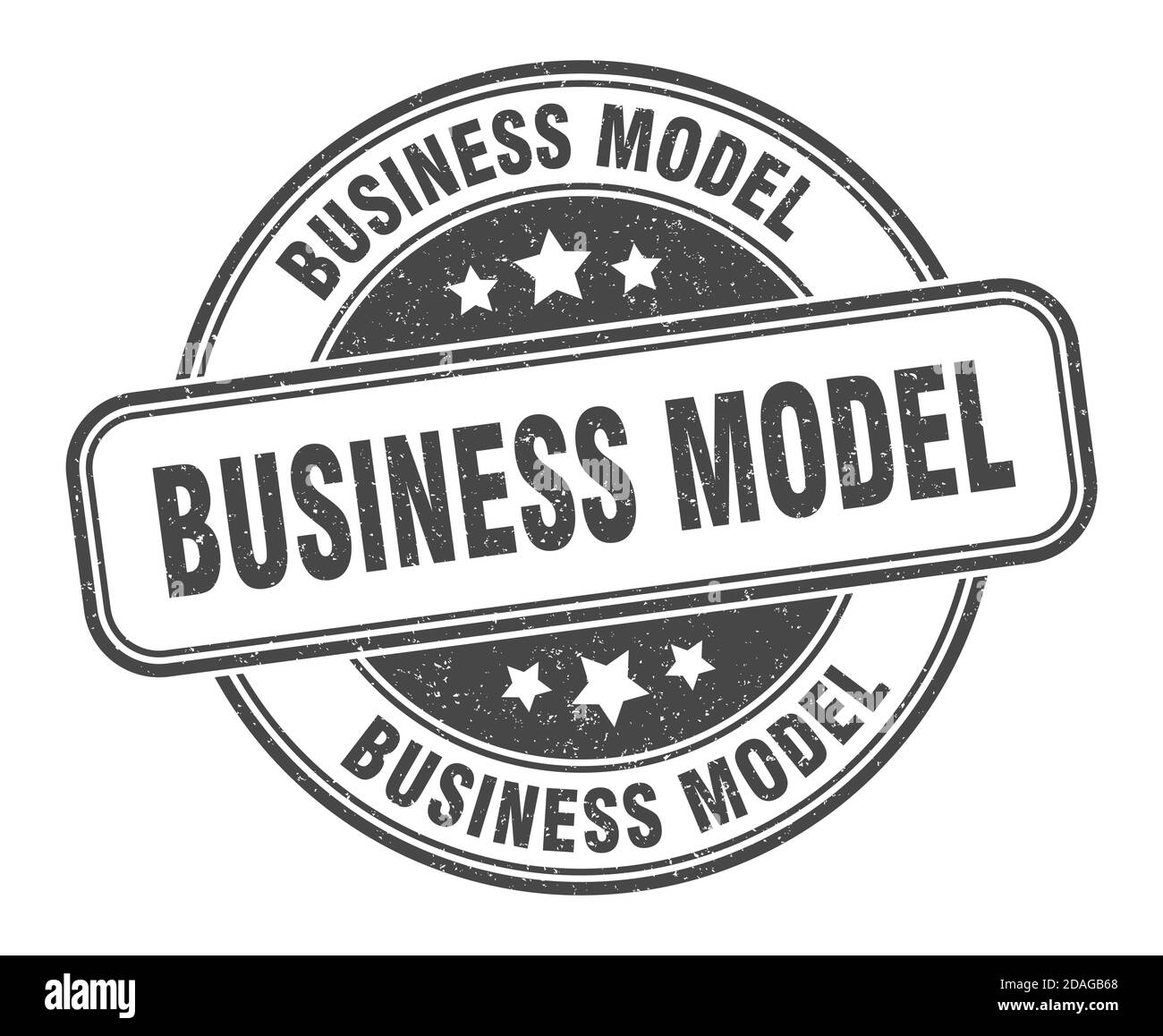 business model stamp. business model sign. round grunge label Stock ...