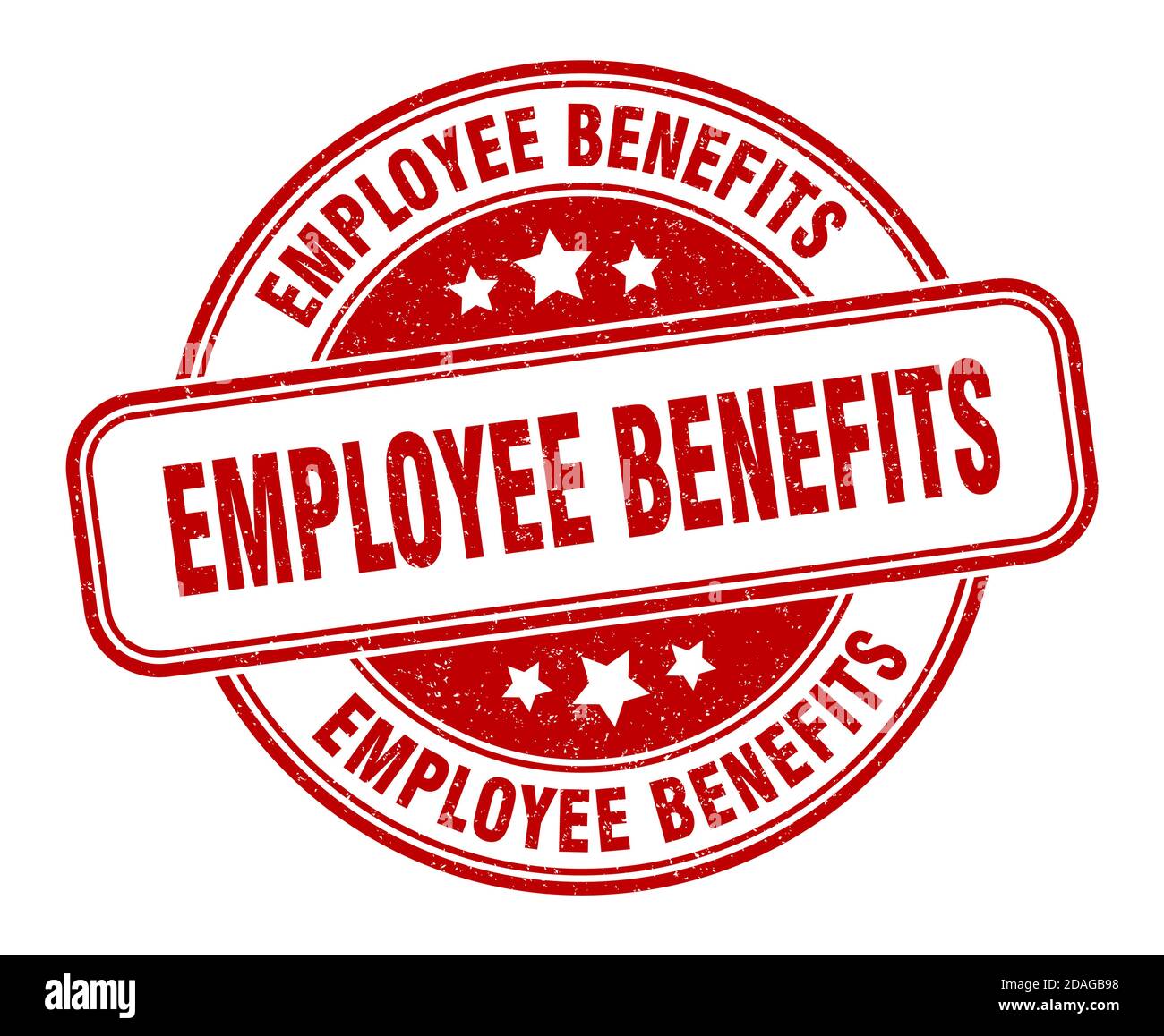 employee benefits stamp. employee benefits sign. round grunge label ...