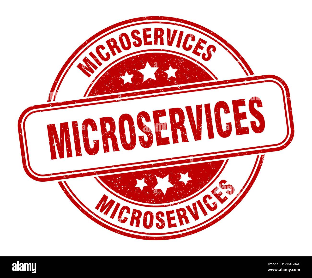 microservices stamp. microservices sign. round grunge label Stock ...