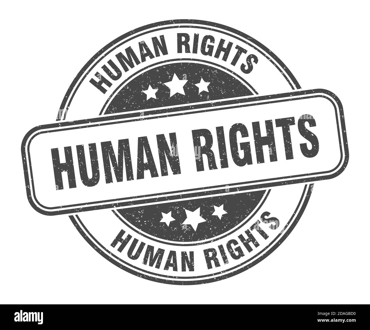 human rights stamp. human rights sign. round grunge label Stock Vector ...