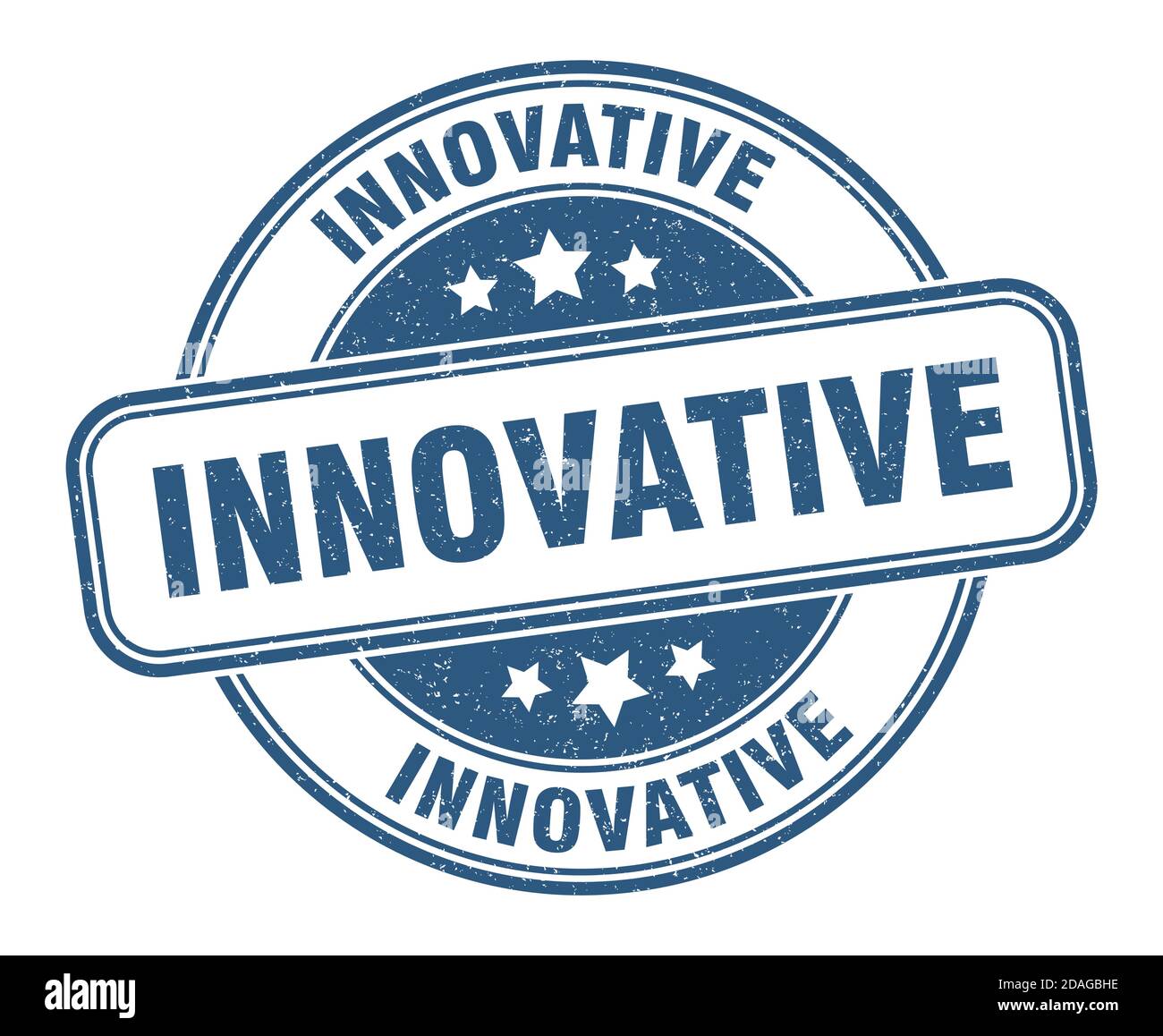 innovative stamp. innovative sign. round grunge label Stock Vector ...