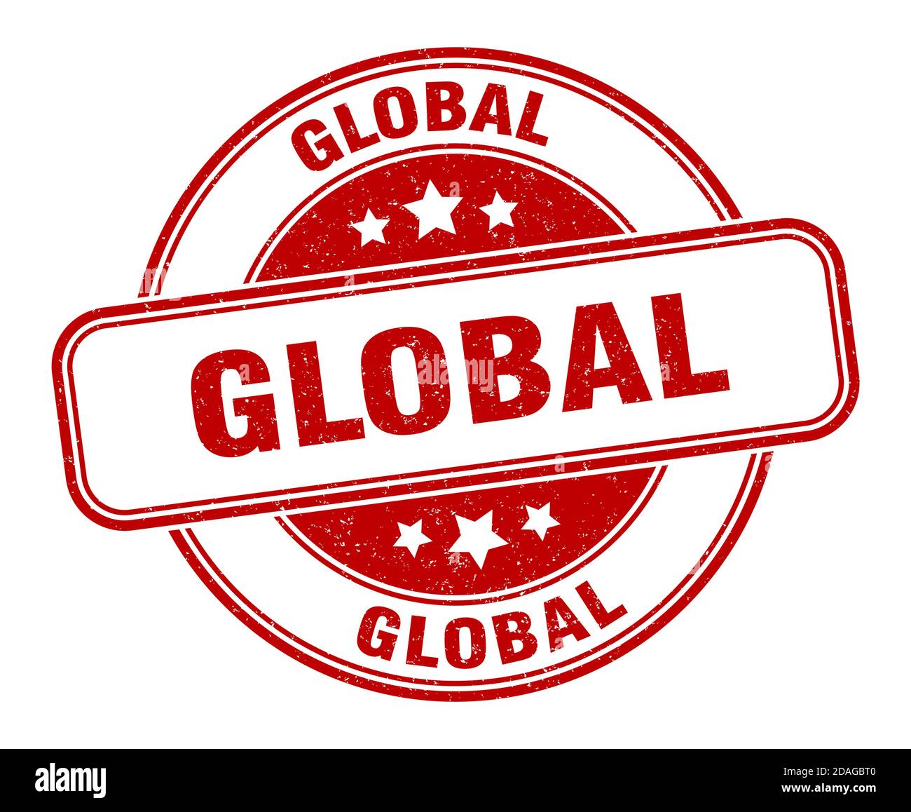 Global round red grunge hi-res stock photography and images - Alamy