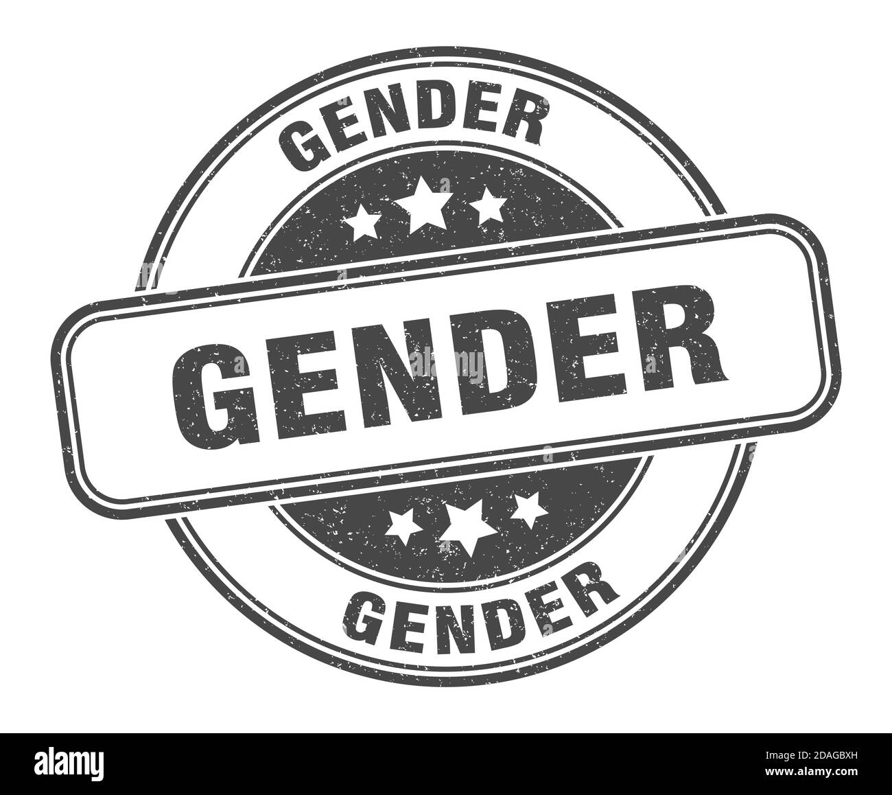 gender stamp. gender sign. round grunge label Stock Vector Image & Art ...