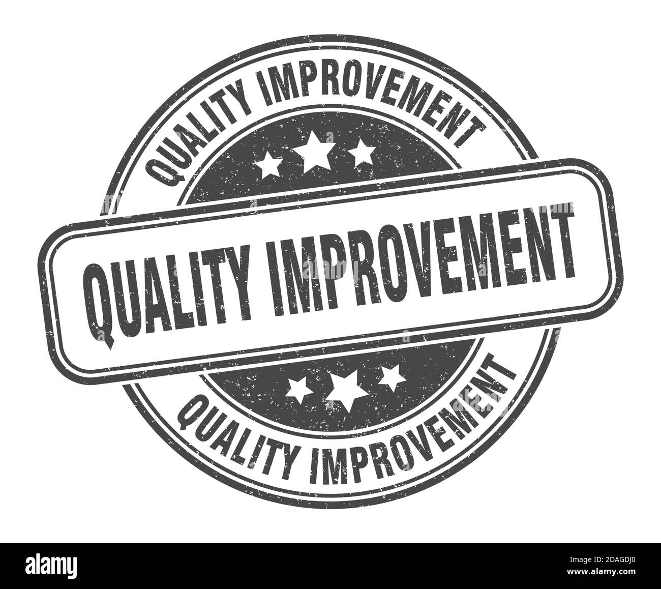 quality improvement stamp. quality improvement sign. round grunge label ...