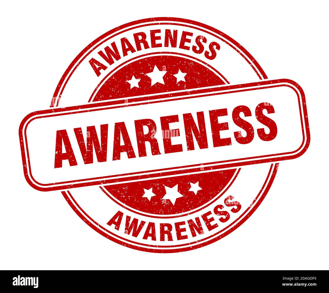 awareness stamp. awareness sign. round grunge label Stock Vector Image ...